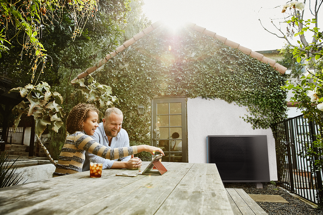 Running a heat pump with solar panels | Daikin